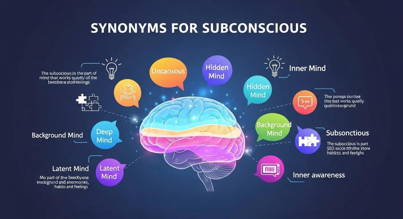 Synonyms for Subconscious: 40 Powerful Words for Hidden Mind