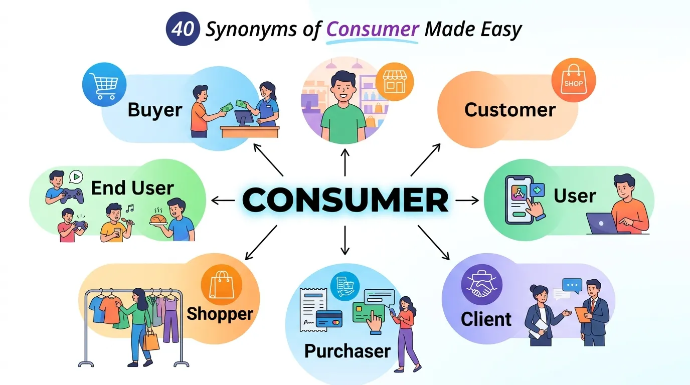 Synonyms of Consumer: Smart Alternatives for Everyday Use